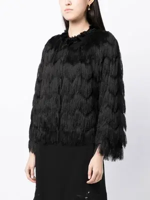Shiatzy Chen Burning Fire Fringe Jacket