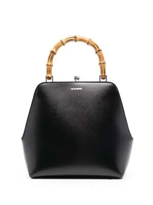 JIL SANDER Goji Bamboo Small Top Handle Bag