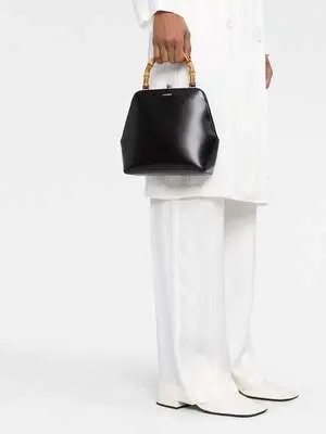 JIL SANDER Goji Bamboo Small Top Handle Bag