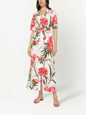 Dolce & Gabbana Floral-print Shirt Dress