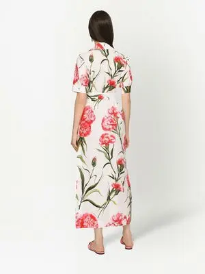 Dolce & Gabbana Floral-print Shirt Dress