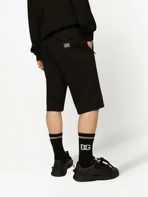 Dolce & Gabbana Logo-tag Track Shorts - Black