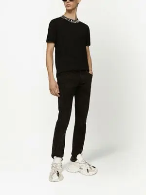 Dolce & Gabbana Marble-effect Skinny Jeans - Black