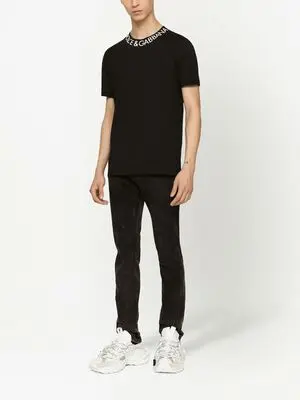 Dolce & Gabbana Marble-effect Skinny Jeans - Black