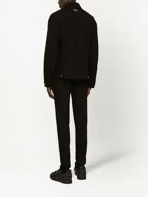 Dolce & Gabbana Button-up Denim Jacket - Black