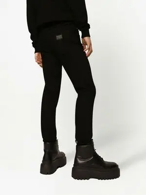 Dolce & Gabbana Slim-cut Jeans - Black
