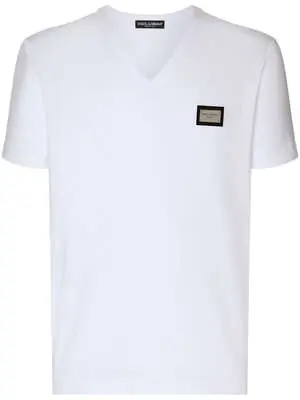 Dolce & Gabbana V-neck T-shirt - White