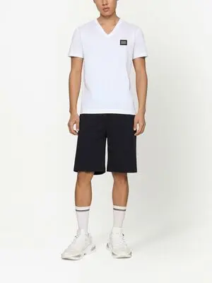 Dolce & Gabbana V-neck T-shirt - White