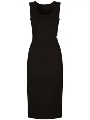 Dolce & Gabbana Milano-rib Sleeveless Midi Dress