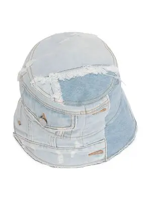 Dolce & Gabbana Patchwork-denim Bucket Hat