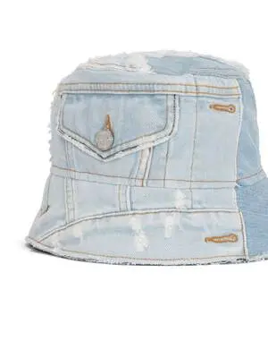 Dolce & Gabbana Patchwork-denim Bucket Hat
