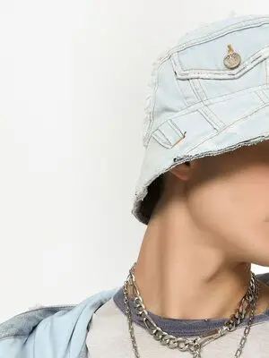 Dolce & Gabbana Patchwork-denim Bucket Hat
