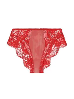 Dolce & Gabbana High-waisted Lace Briefs - Red