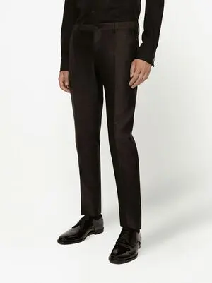 Dolce & Gabbana Martini-fit Lamé Jacquard Silk Tuxedo Suit