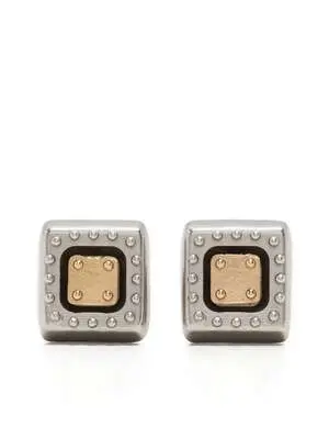 Ports 1961 Two-tone Square Earrings