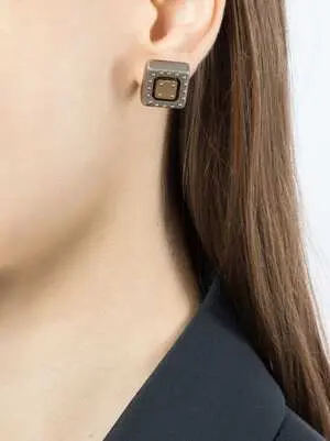 Ports 1961 Two-tone Square Earrings
