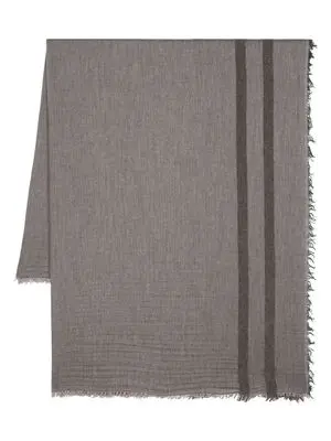 FORME D'EXPRESSION Stripe-print Knit Scarf