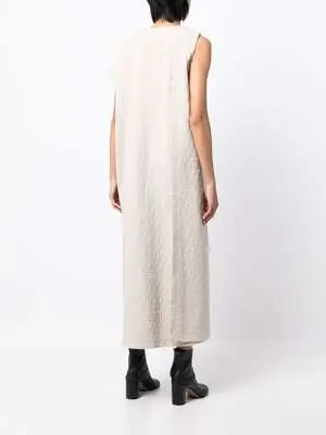 UMA WANG Asymmetric Quilted T-shirt Dress