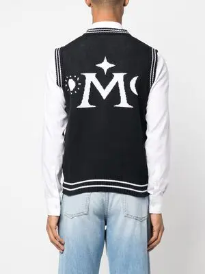 MSFTS Intarsia-knit Logo Vest