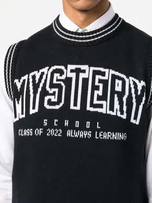 MSFTS Intarsia-knit Logo Vest