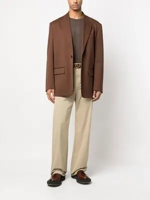 TOM FORD Solid-color Crew-neck T-shirt - Brown