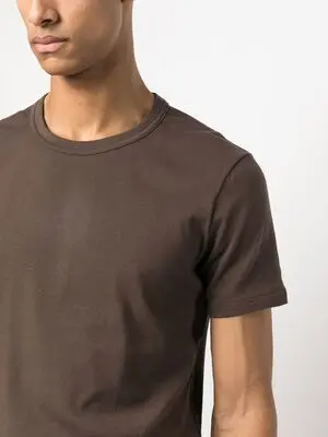 TOM FORD Solid-color Crew-neck T-shirt - Brown