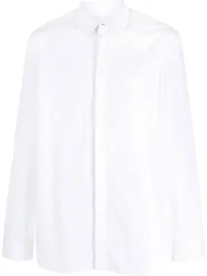 JIL SANDER Long-sleeve Poplin Shirt - White