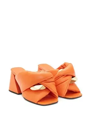 JW Anderson Chain Twist Leather Sandals