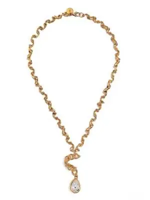 STERLING KING Twisted Crystal Pendant Necklace