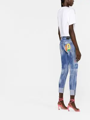 Dsquared2 Slim Cropped Jeans