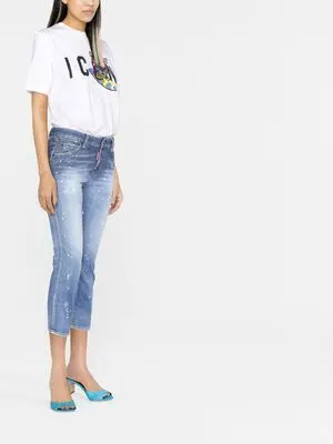 Dsquared2 Cropped Skinny Jeans