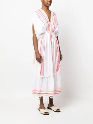 LEMLEM Eshe Stripe-print Dress - Pink