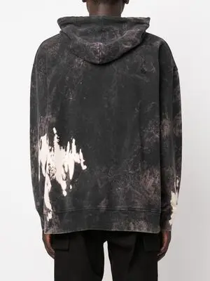 Dsquared2 Reverse Logo-print Bleached Hoodie