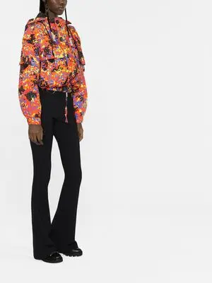 Dsquared2 Logo-chain Flared Trousers