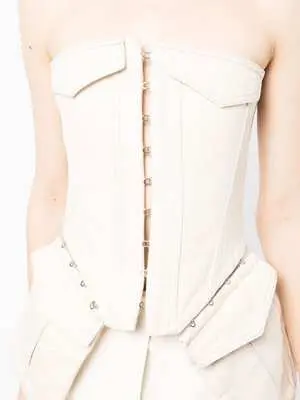 DION LEE Pocket Denim Corset