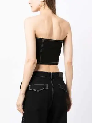 DION LEE Pocket Denim Corset