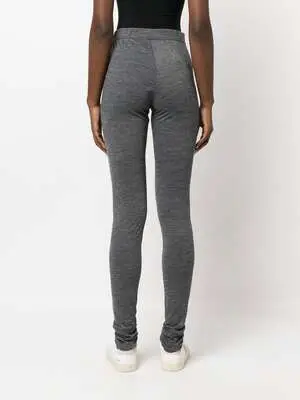 JIL SANDER Melange Effect Leggings - Grey