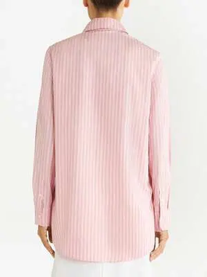 Etro Embroidered-logo Striped Shirt