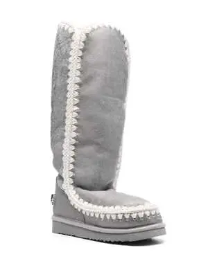 Mou Knee-high Boots - Grey