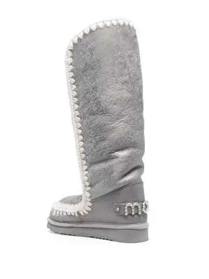 Mou Knee-high Boots - Grey