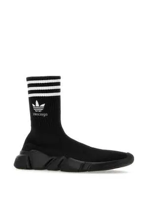 Balenciaga X Adidas Speed High-top Sneakers - Black