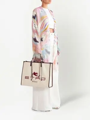 Etro Logo-embroidered Tote Bag