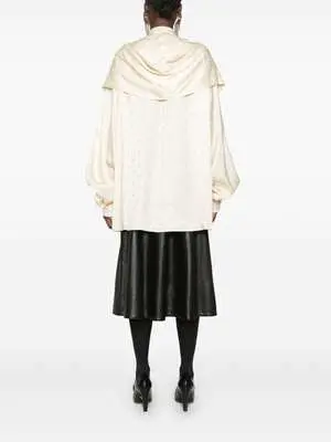 Balenciaga Letters Blouse - Neutrals