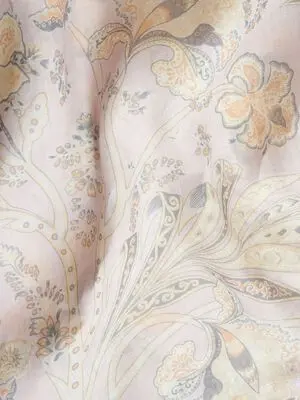 Etro Floral-print Short-sleeved Shirt - Pink
