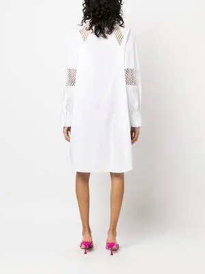 MSGM Shirt Mini Dress - White
