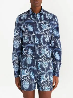Etro Paisley-print Long-sleeve Shirt