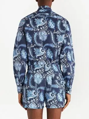 Etro Paisley-print Long-sleeve Shirt