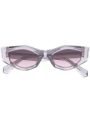 Valentino Garavani Rockstud Irregular Sunglasses - Grey