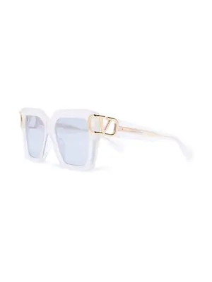 Valentino Garavani Vlogo Signature Square-frame Sunglasses