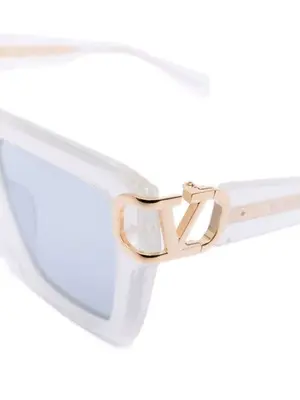 Valentino Garavani Vlogo Signature Square-frame Sunglasses